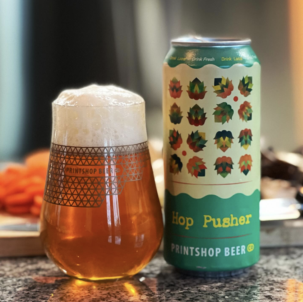 Print Shop Beer - Hop Pusher | Riverbend Malt House